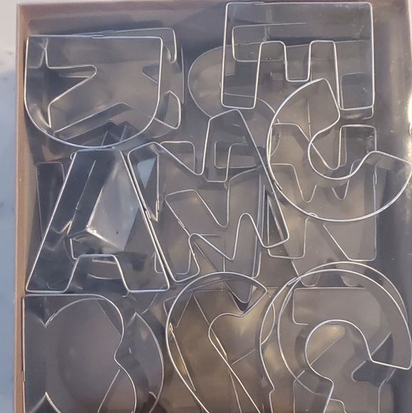 R&M | Kitchen | Abc Alphabet Cookie Cutters | Poshmark